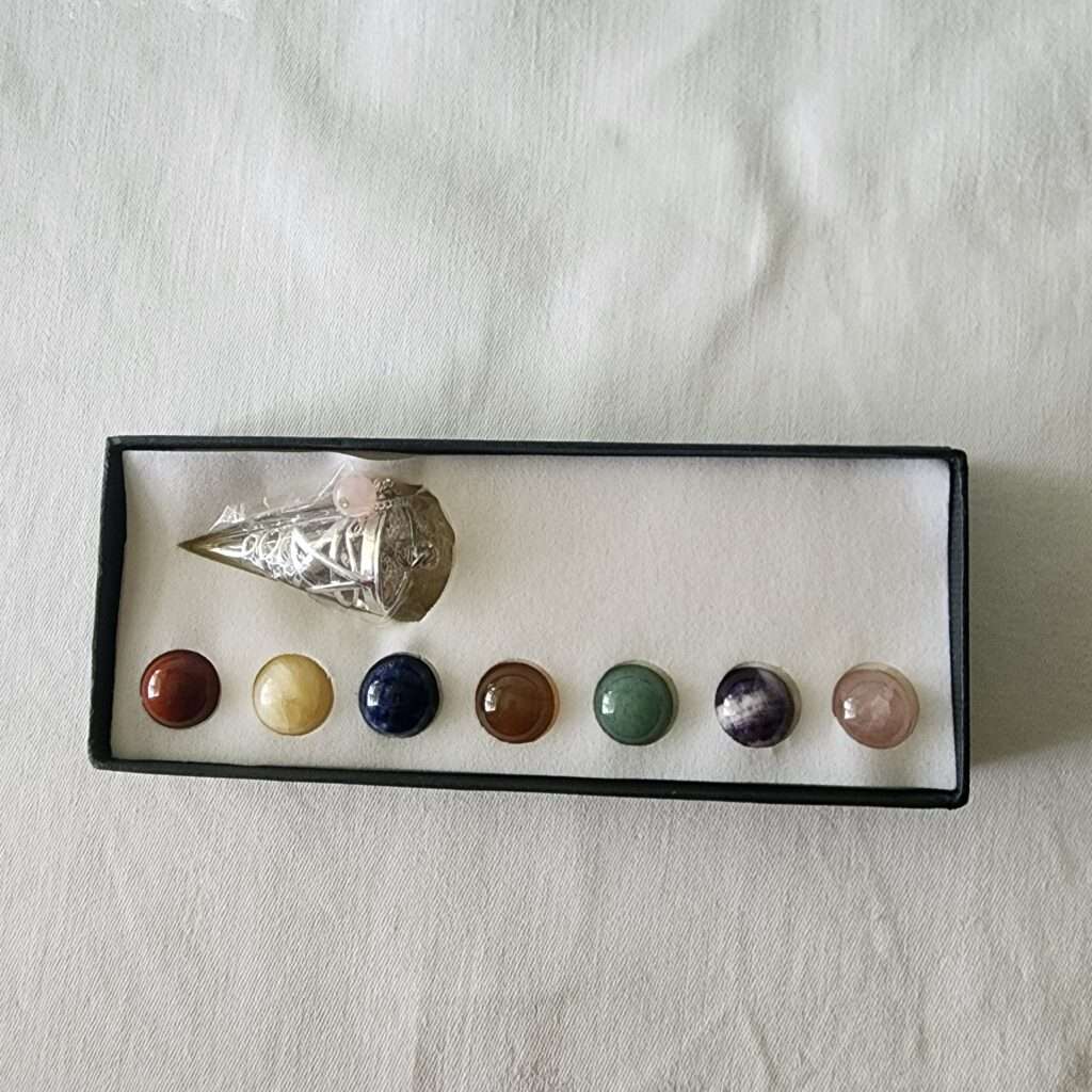 Pentagram Multi Sphere Pendulum - Lovely Sunshine Crystals